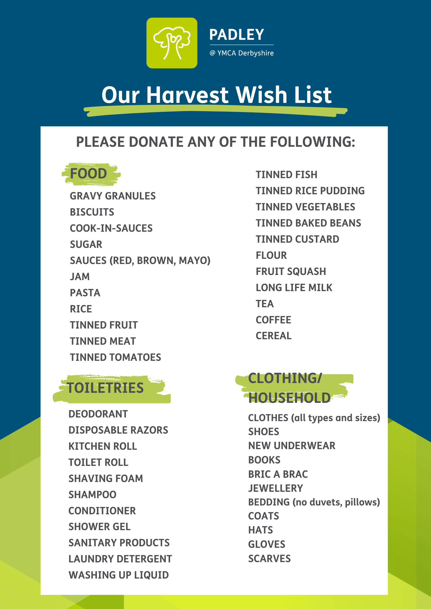 YMCA Derbyshire | Harvest Festival | Padley@YMCA Derbyshire